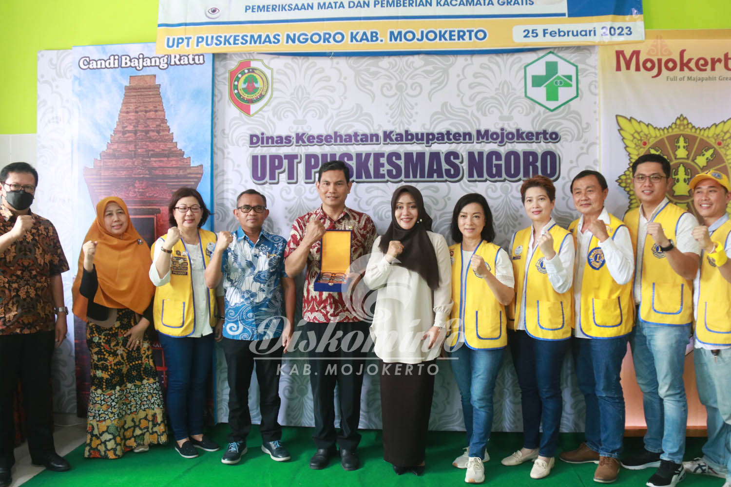 Puskesmas Ngoro Bersama Lion Club Internasional Berikan Bantuan ...